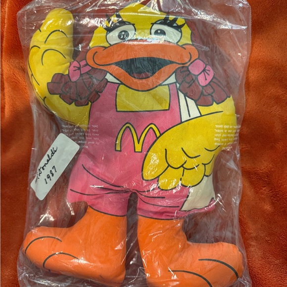 McDonald's | Toys | Mcdonalds Pink And Yellow Plush Toy Delight | Poshmark